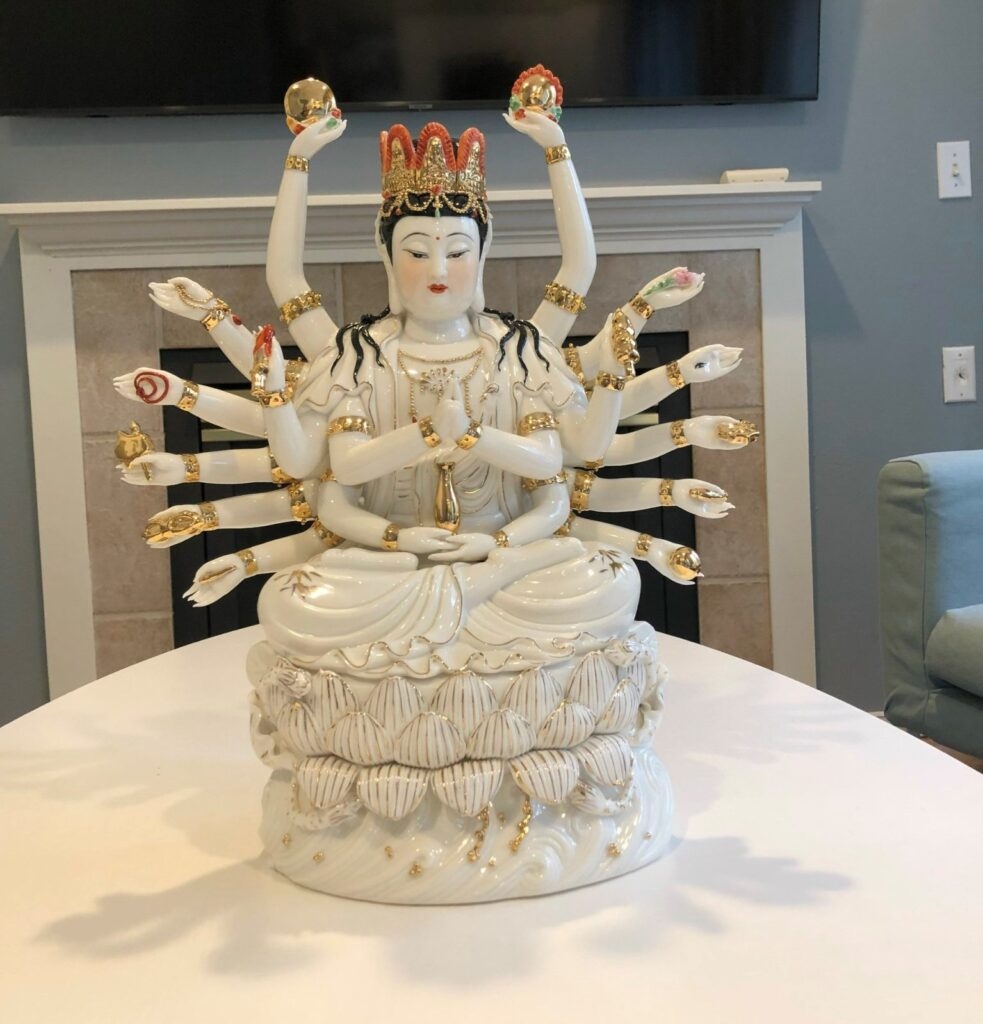 Cundi Bodhisattva Statue - 40 cm | Phong Thủy An Lạc